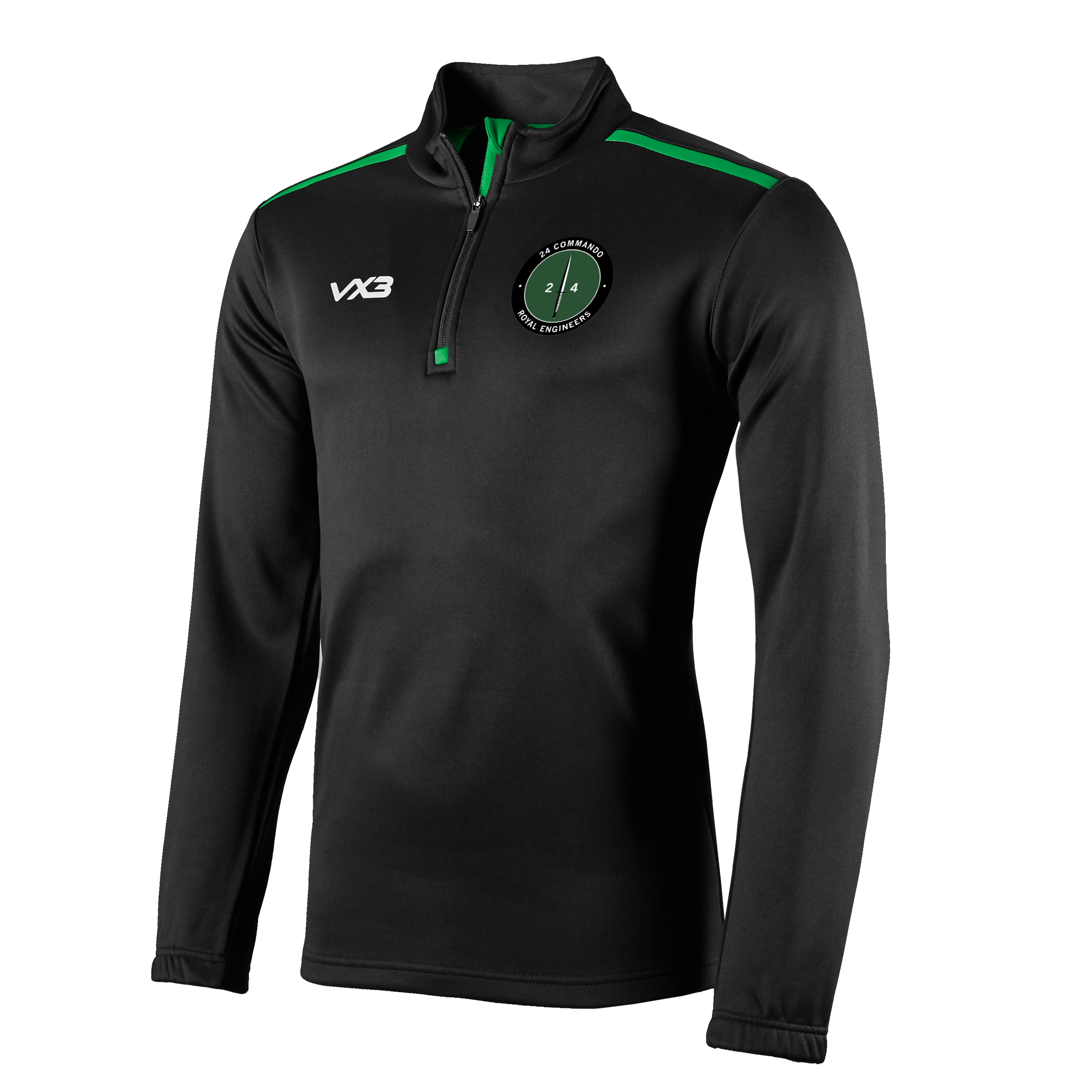 24 Commando RE FC Fortis Quarter Zip Sweat – VX3