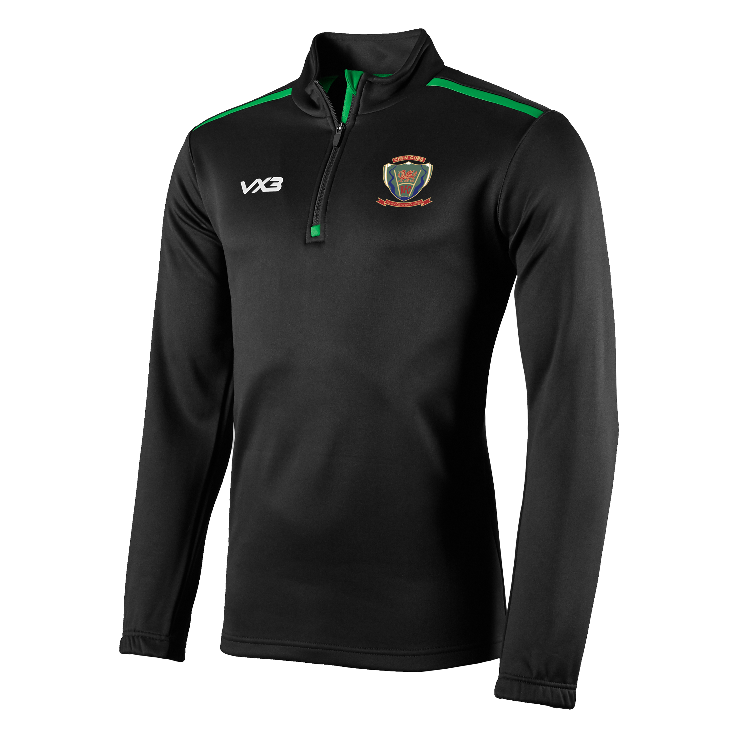 Cefn Coed RFC M&J Fortis Quarter Zip Sweat – VX3