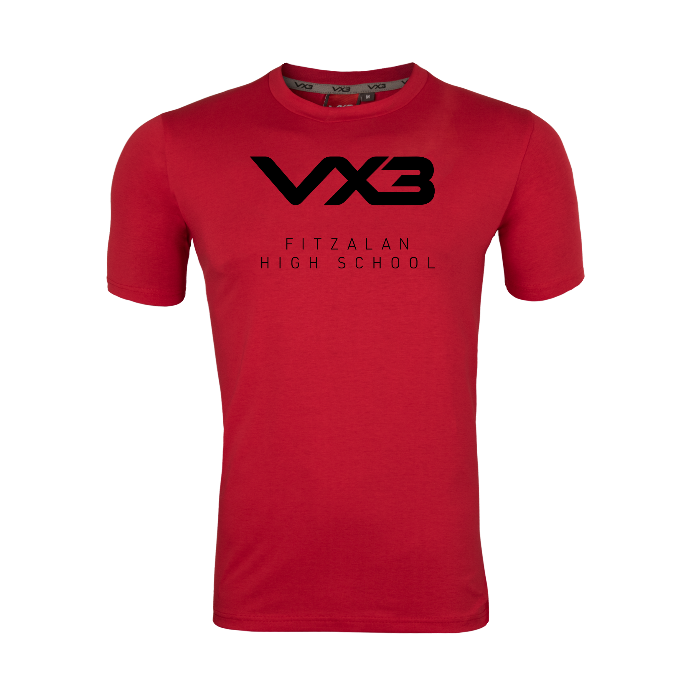 Fitzalan School PE Dept. Red Invicta Club Tee – VX3