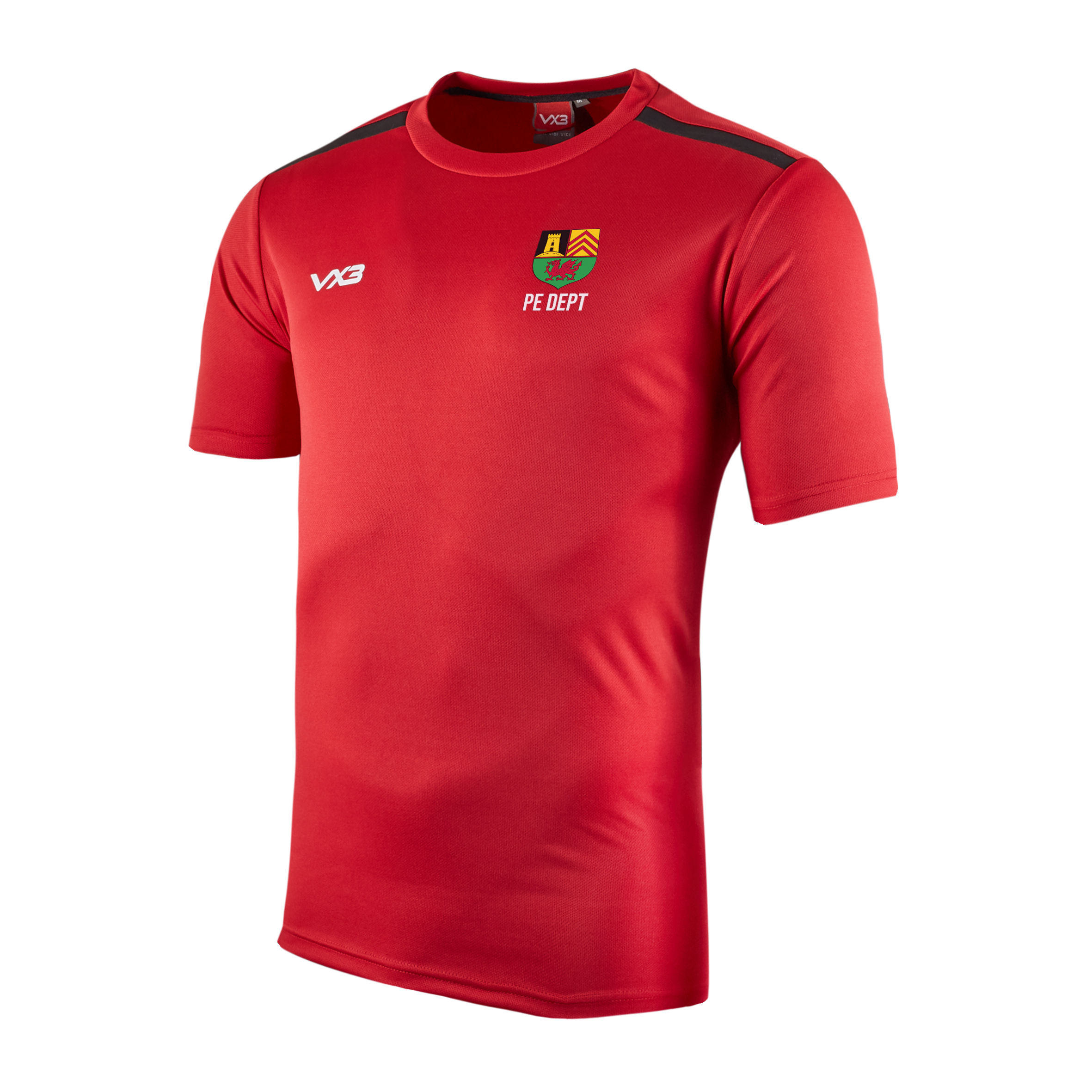 Fitzalan School PE Dept. Red Fortis Tee – VX3
