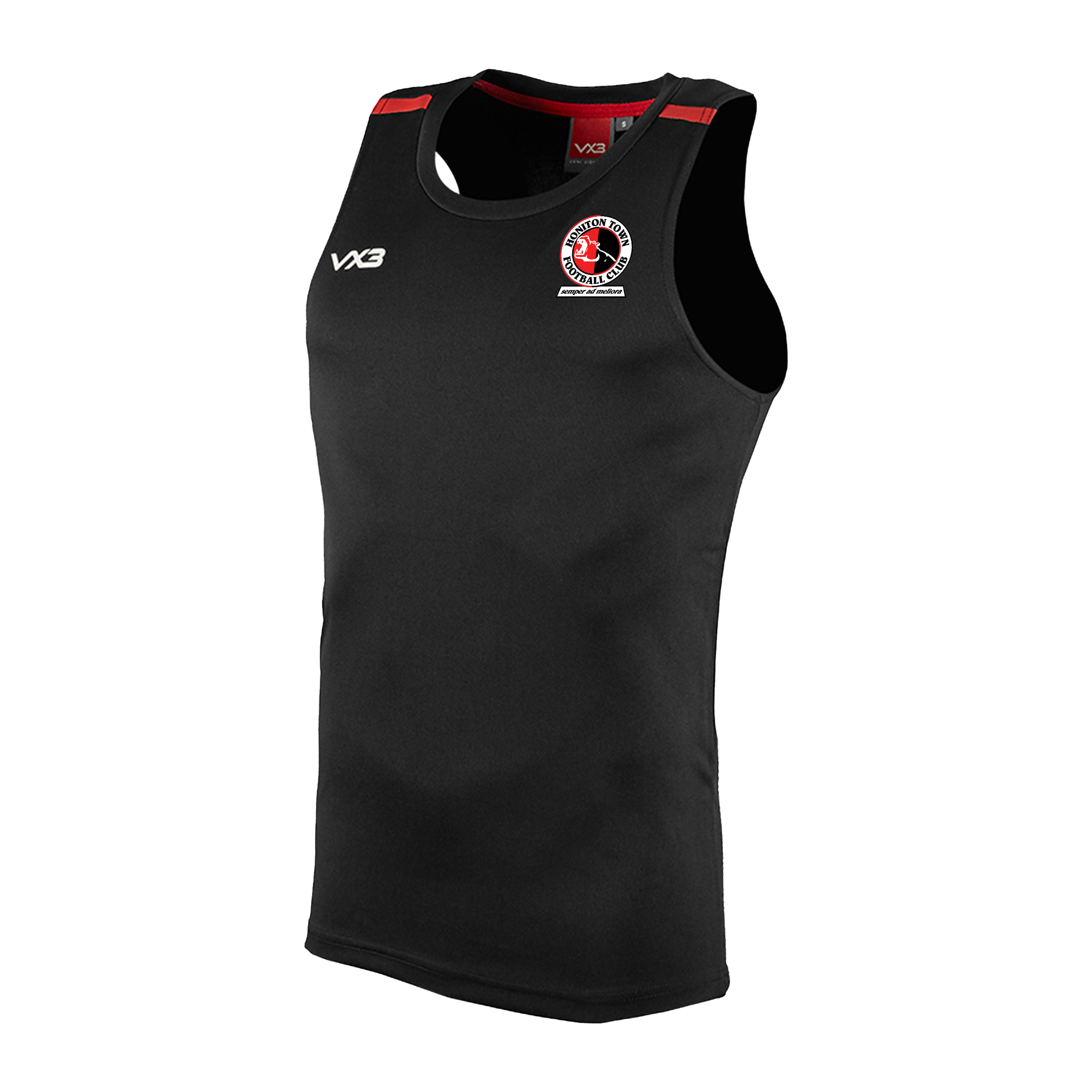 Honiton Town FC Black Fortis Vest – VX3