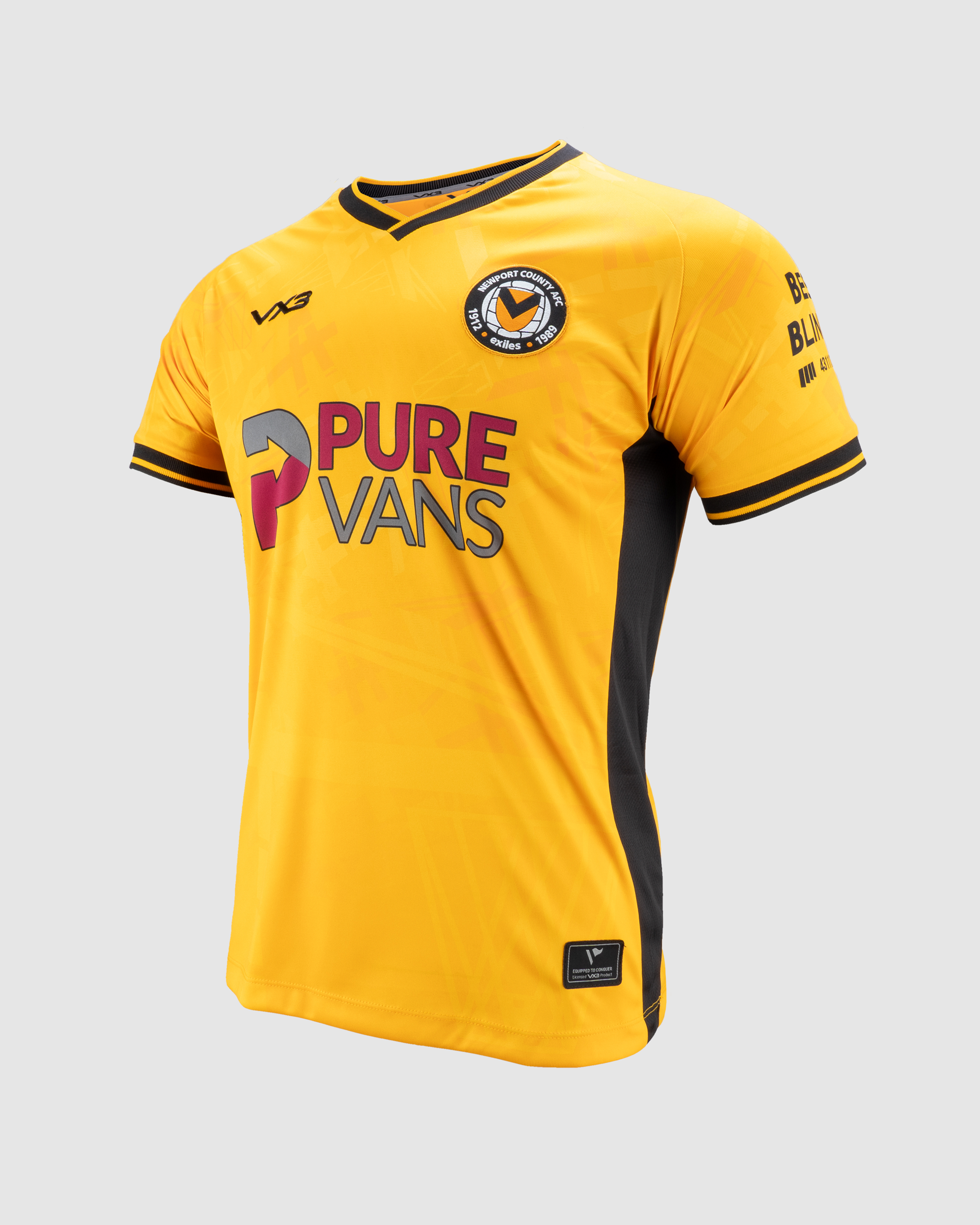 Newport County AFC 24/25 Youth Home Replica Shirt – VX3