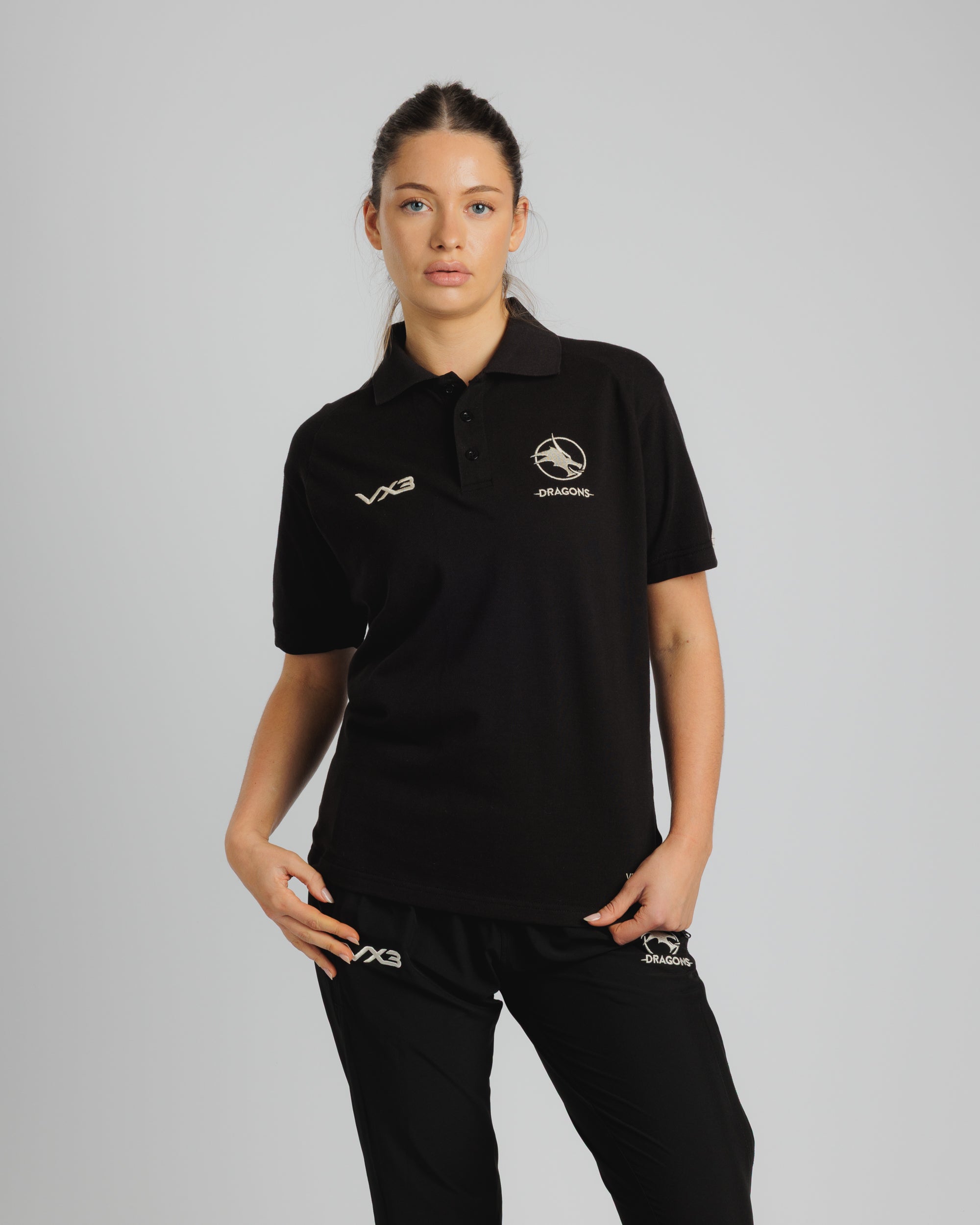 Dragons Netball 2026 Vertex Polo – VX3