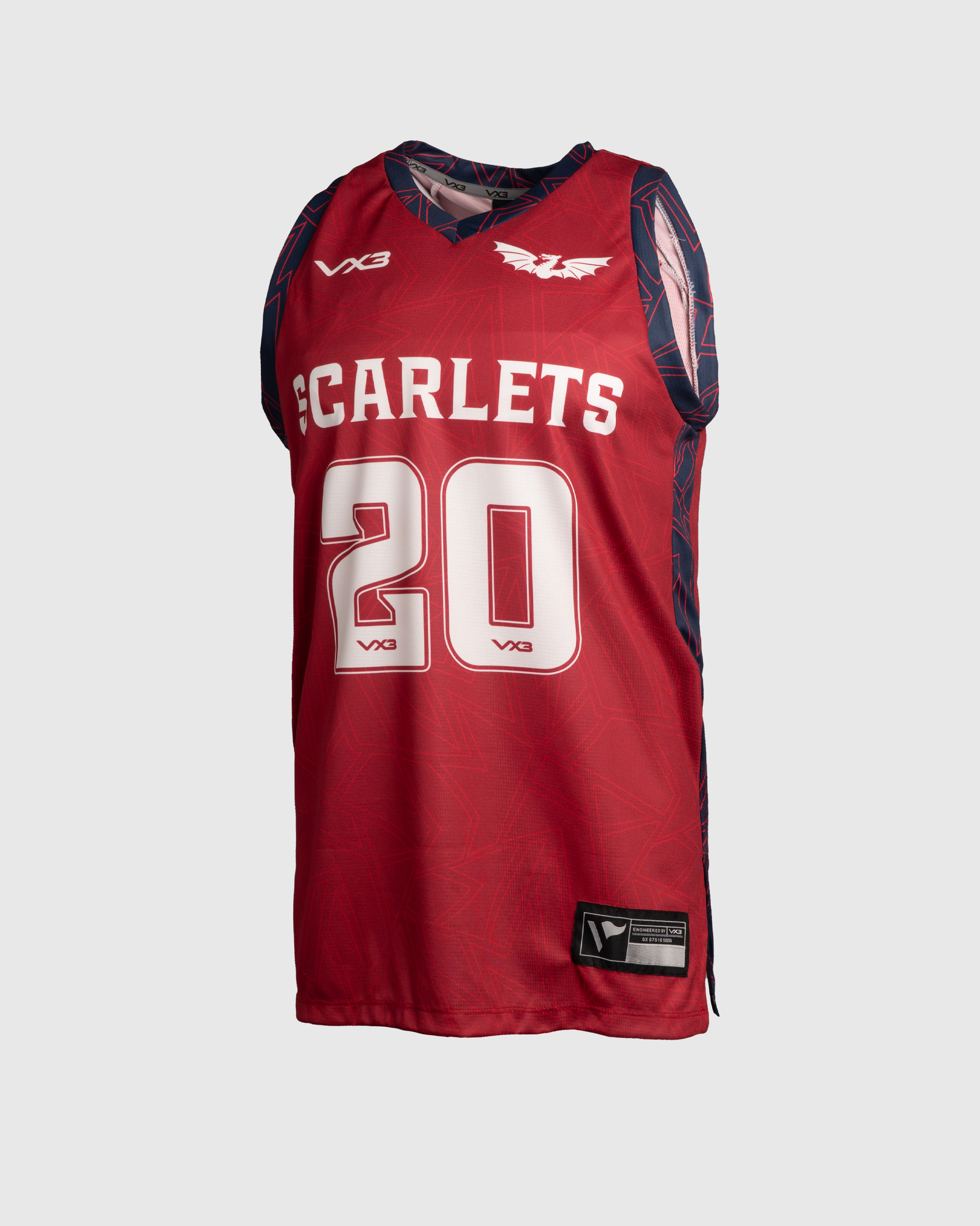 Scarlets 25/26 Elite Basketball Vest Navy – VX3