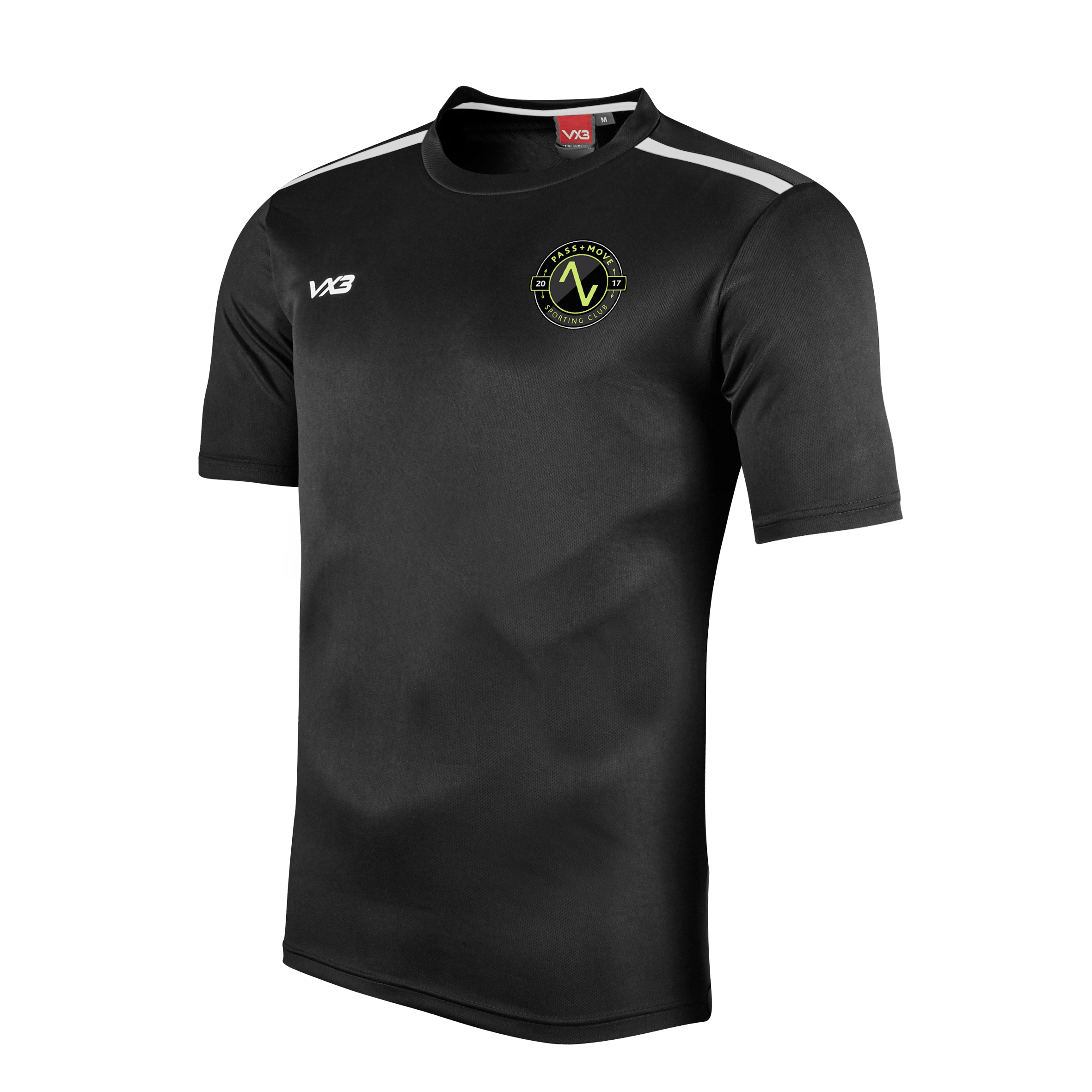 Sporting Club Pass and Move FC Black Fortis Tee – VX3