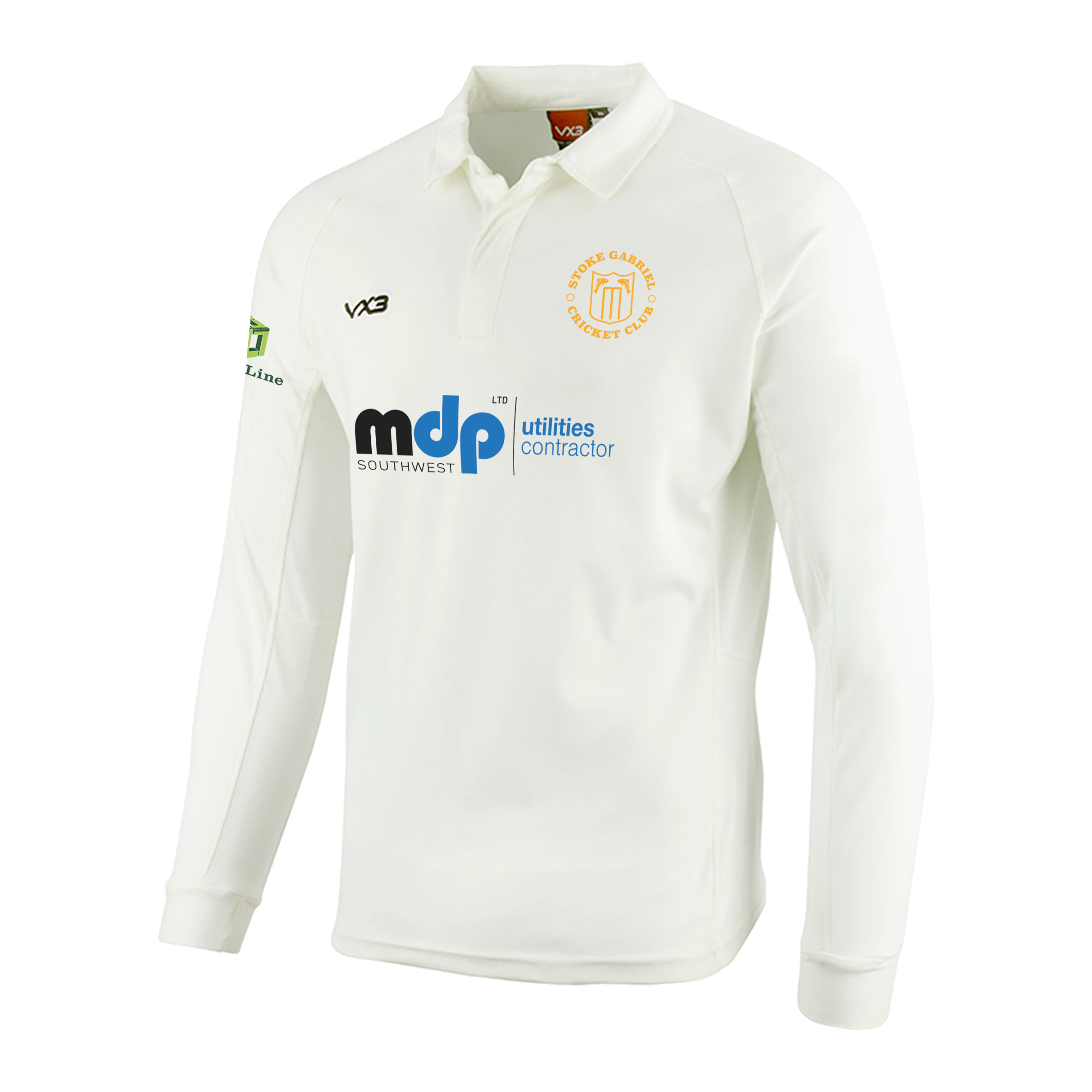 Stoke Gabriel Cricket Club Youth Long Sleeve Shirt – VX3