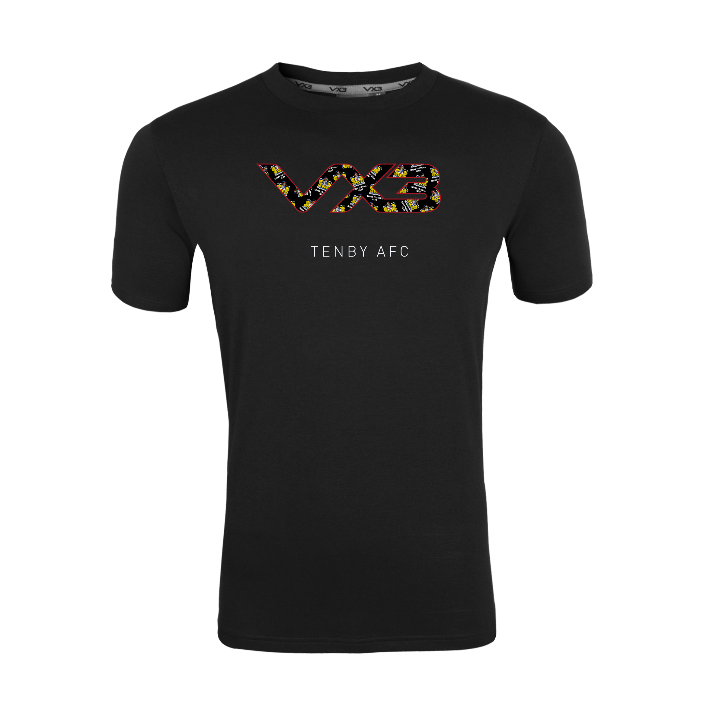 Tenby FC Black Youth Invicta Club Tee – VX3