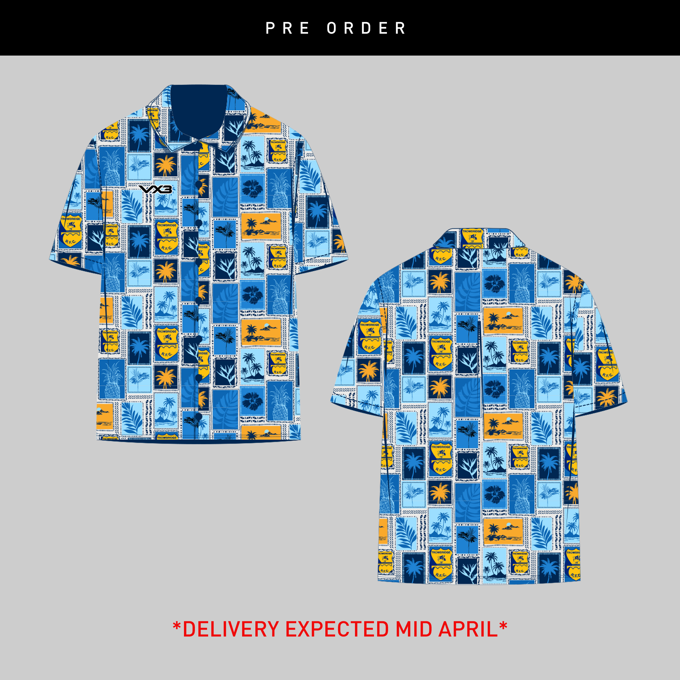 Trowbridge RFC 2025 Hawaiian Shirt – VX3