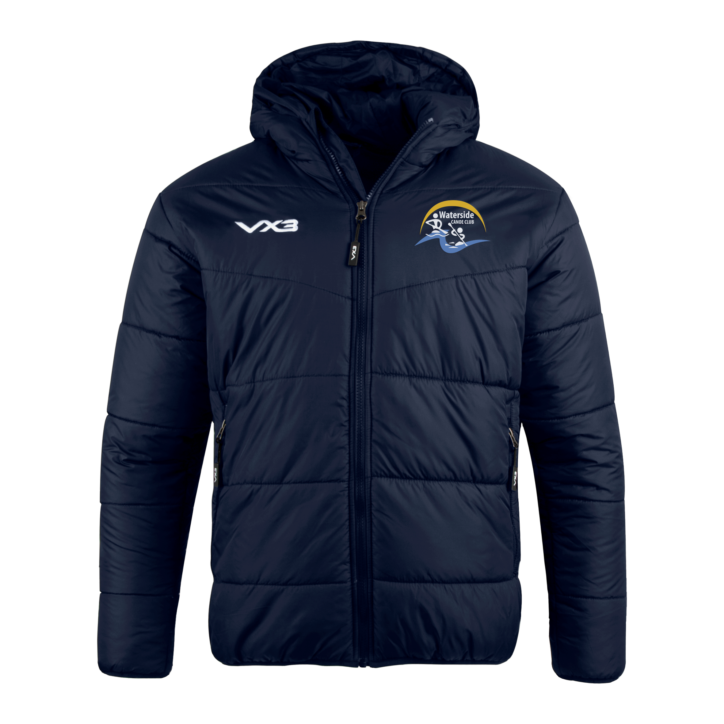 Waterside Canoe Club Navy Lorica Quilted Jacket – VX3