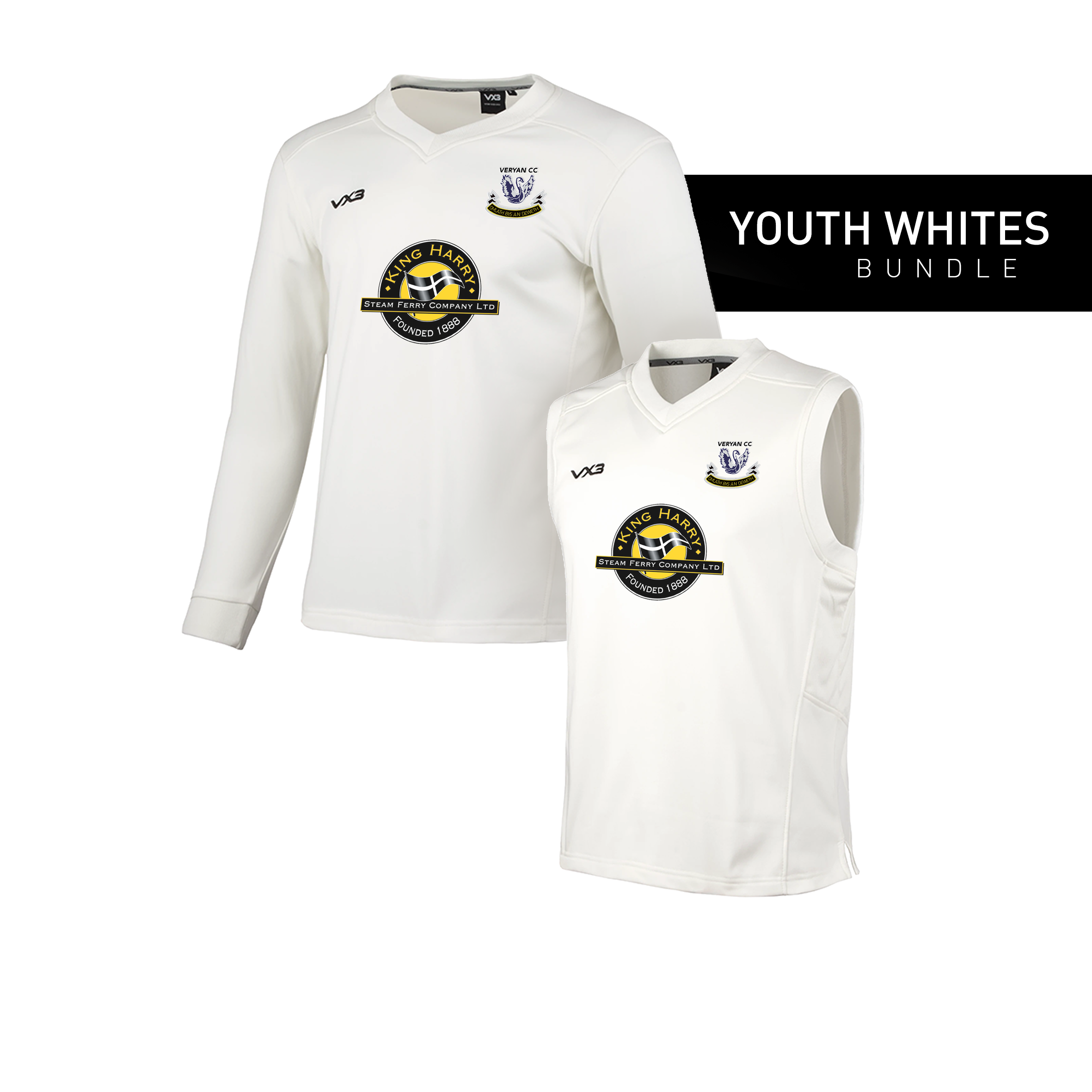 Veryan CC Youth Whites Bundle – VX3