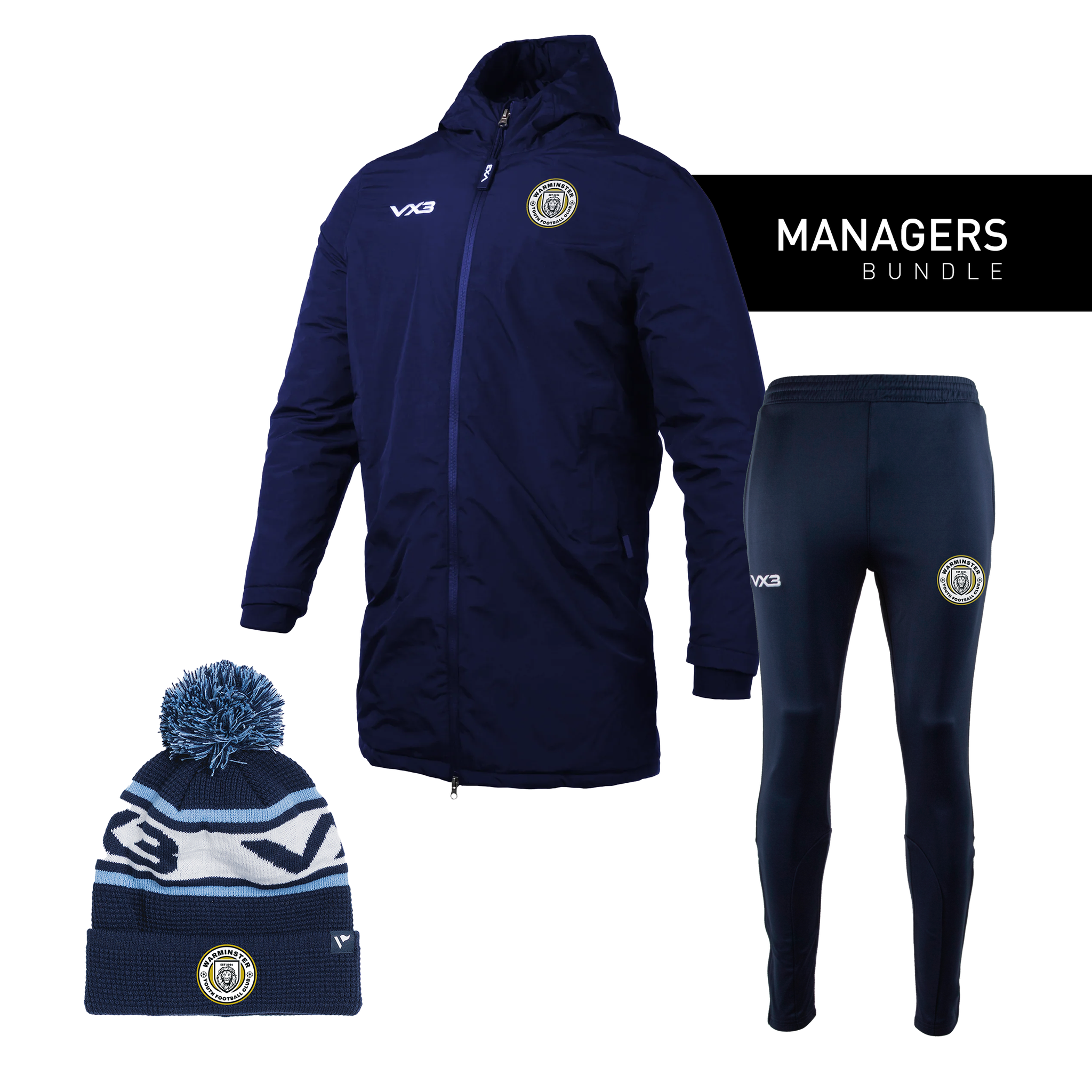 Warminster Youth FC Managers Bundle – VX3