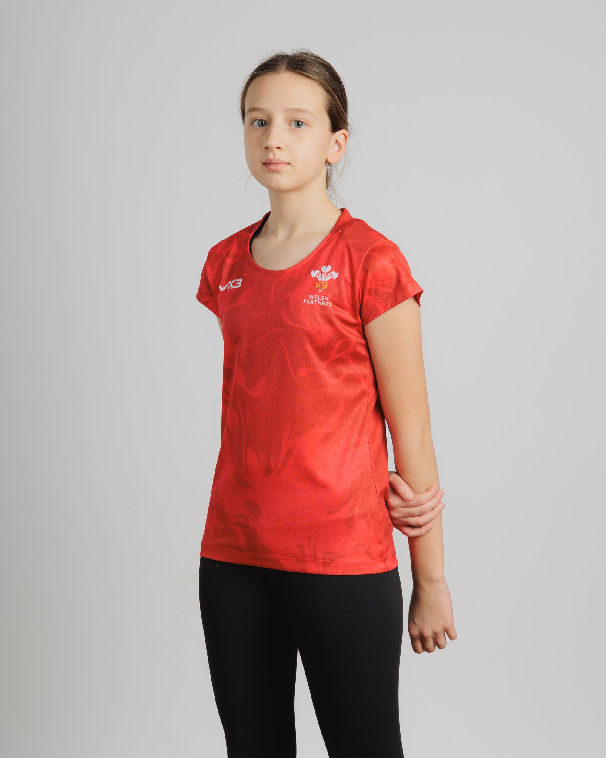 Wales Netball 2026 Home T-Shirt Youth – VX3