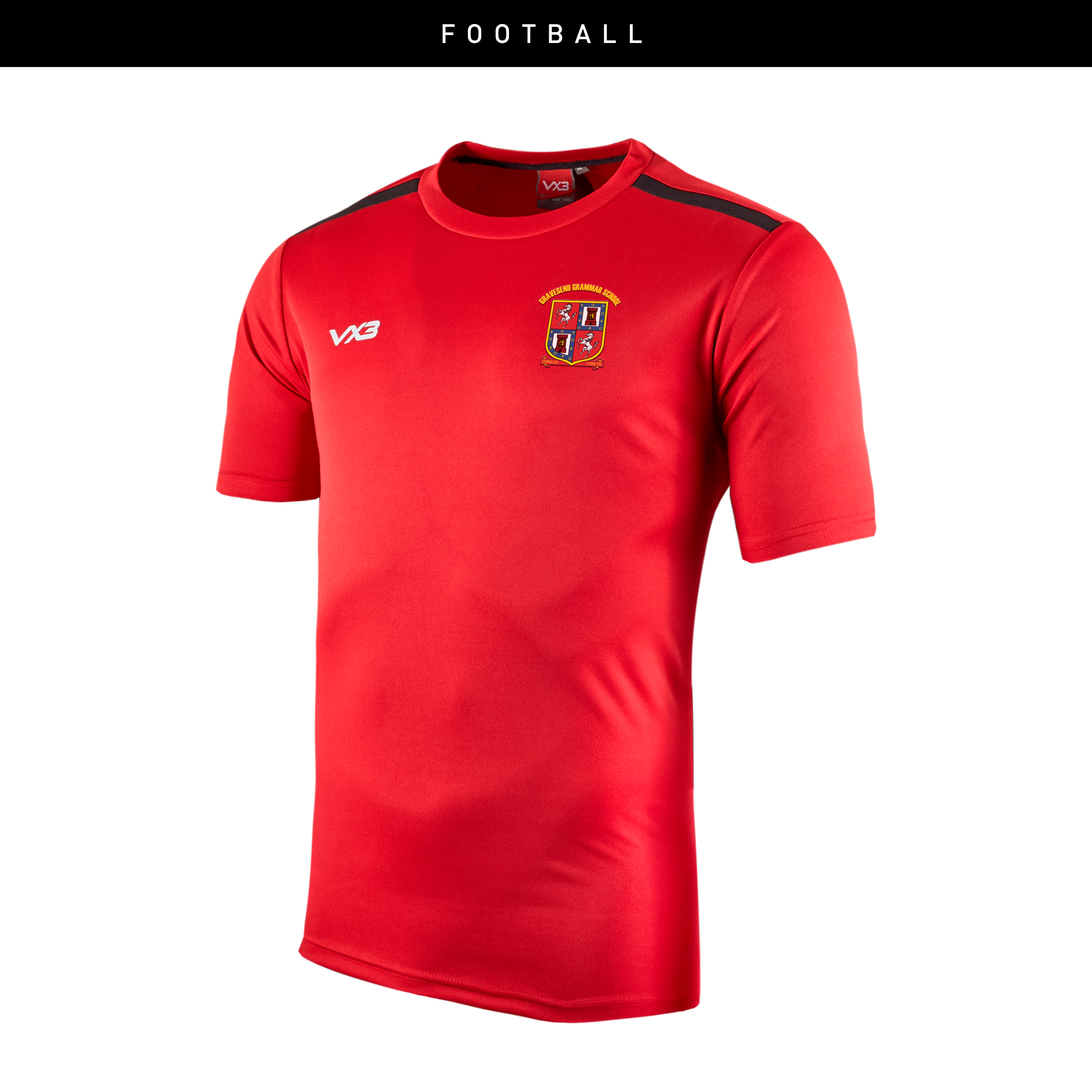 Gravesend Grammar School Senior Football Fortis Tee – VX3