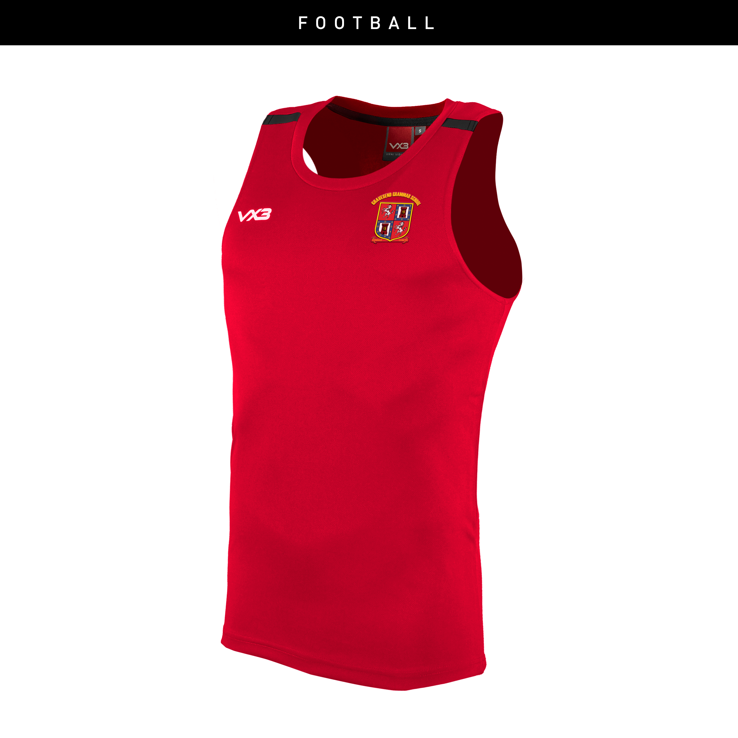 Gravesend Grammar School Senior Football Fortis Vest – VX3