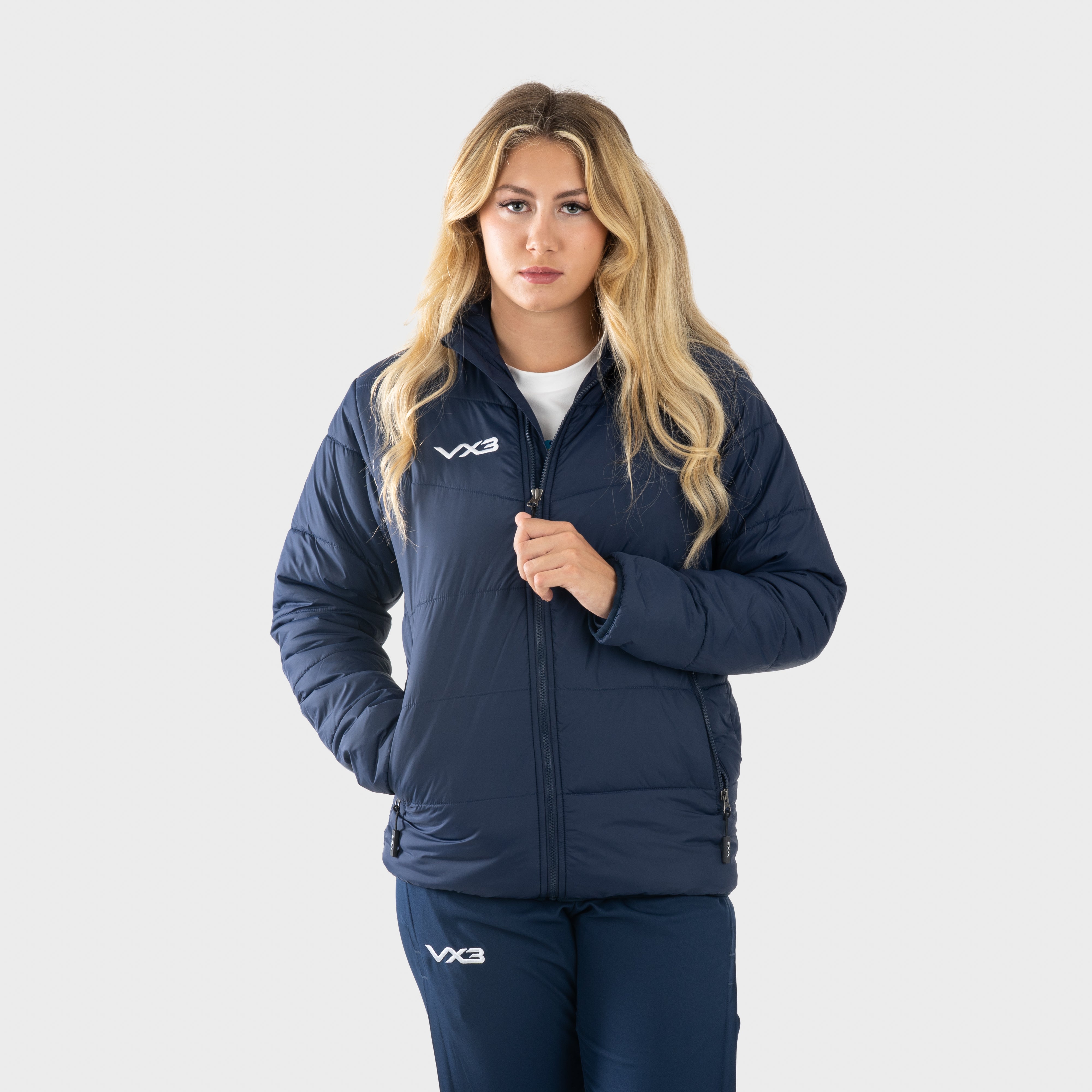 Lorica Quilted Jacket Ladies Navy – VX3