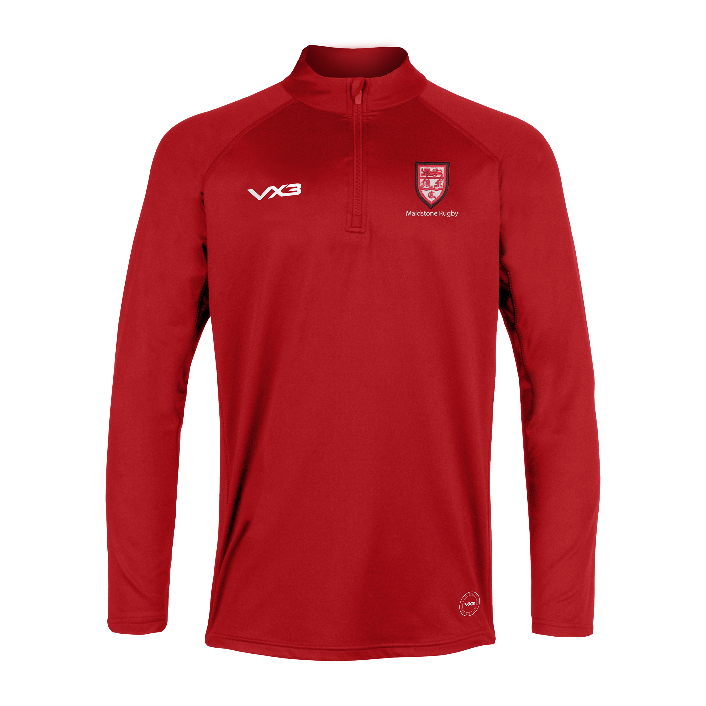 Maidstone RFC Primus Youth Mid Layer Red – VX3