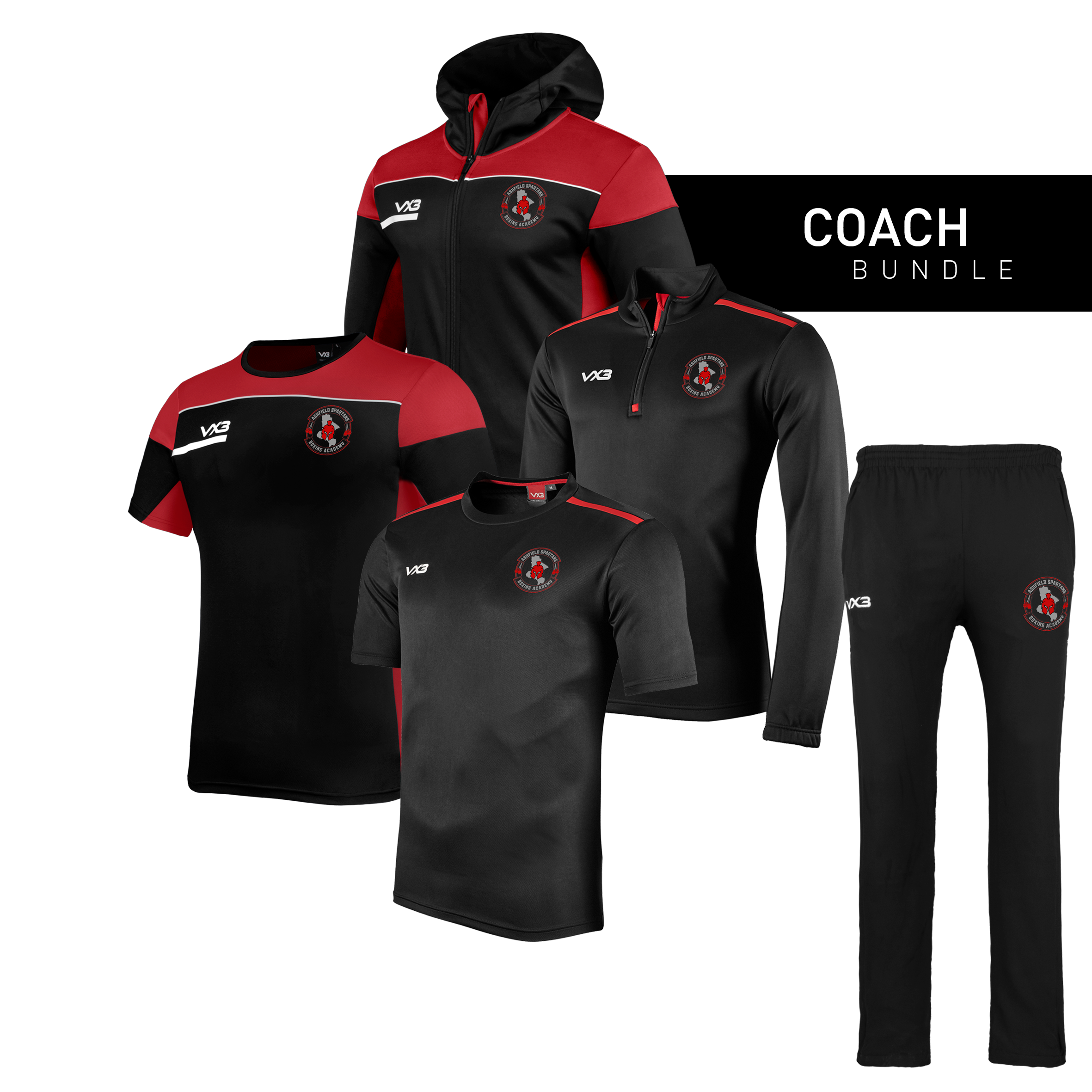 Ashfield Spartans Boxing Academy Coach Bundle – VX3