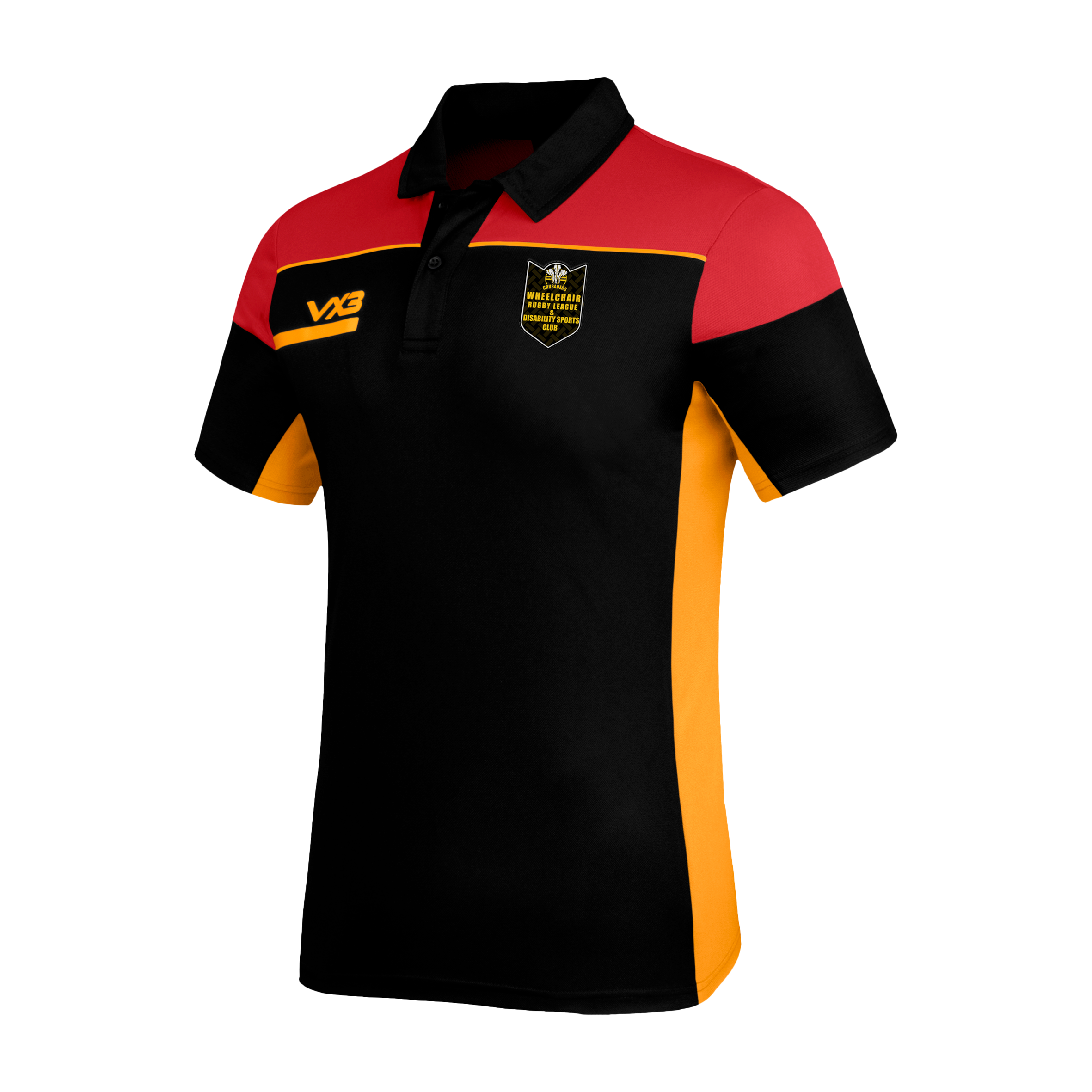 North Wales Crusaders WhRL & Disability Sports Club Opus Polo – VX3